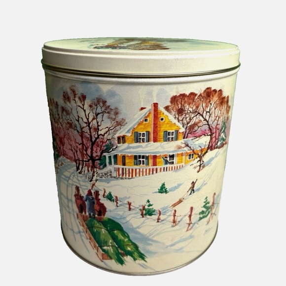 Holiday | Vintage Brenda Wintermyer Artist Signed Tin Christmas ...